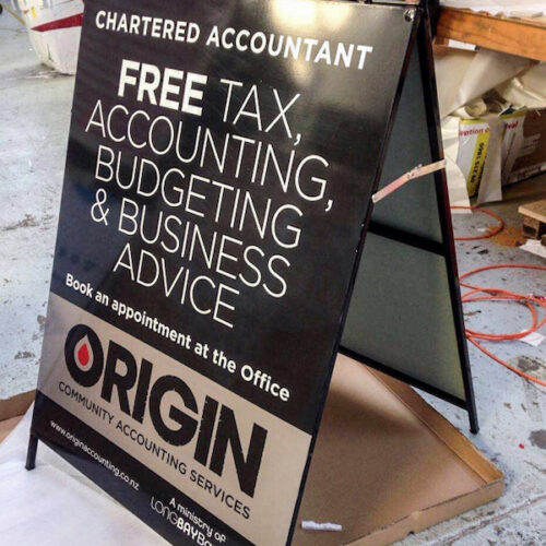 Footpath signages - 3A Print